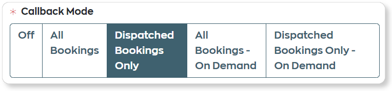 Dispatch Configuration: General Settings - 365 Management – Autocab Help