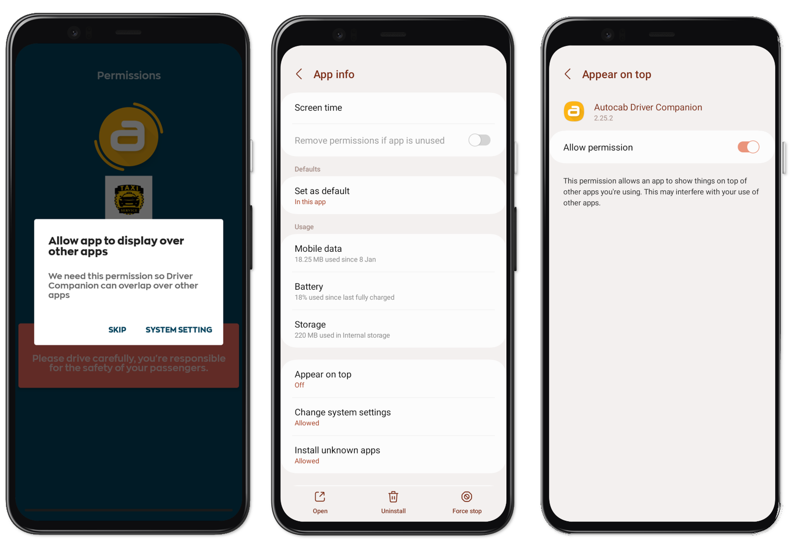 Android Driver Companion 3.0 – Autocab Help