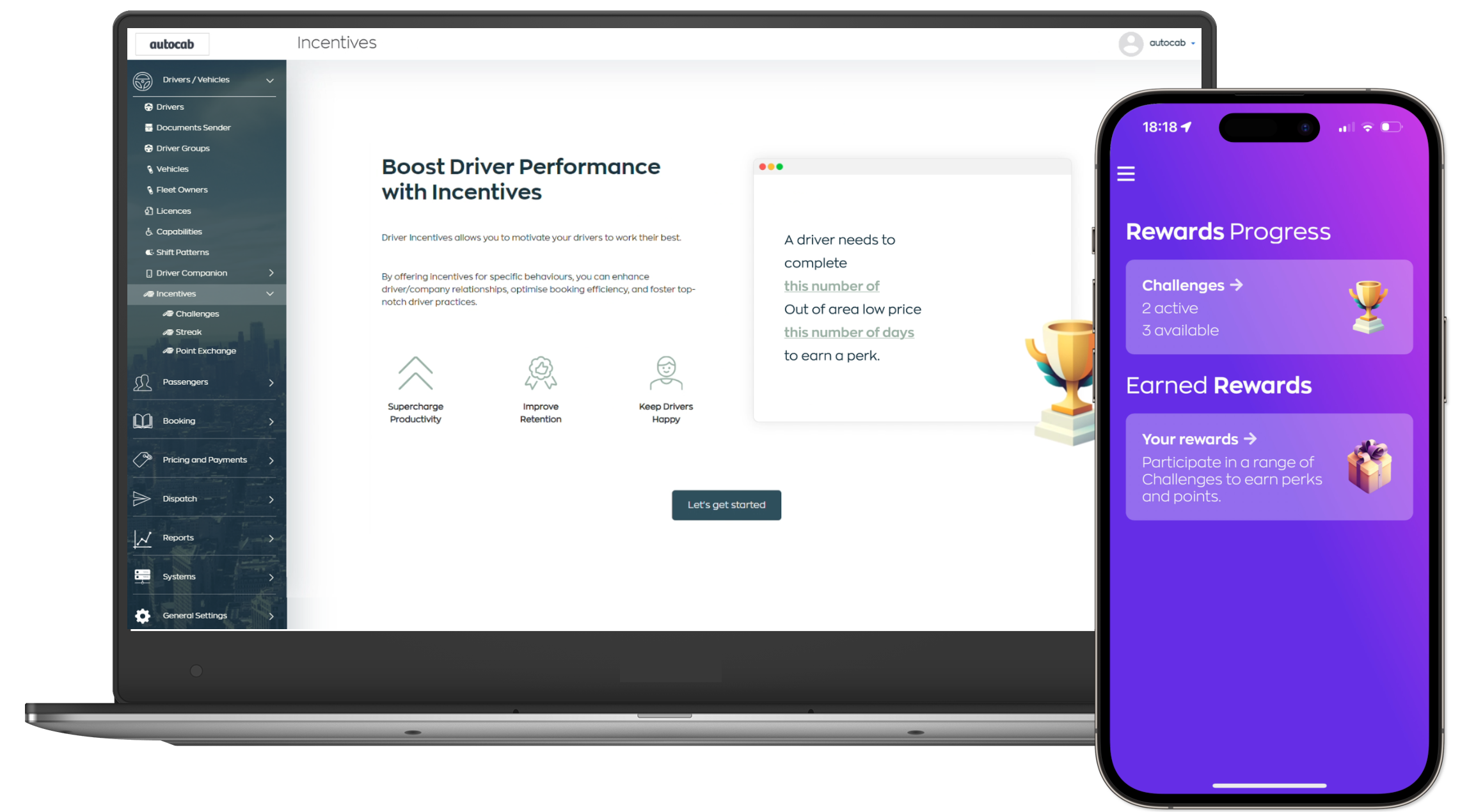 Incentives - 365 Management – Autocab Help