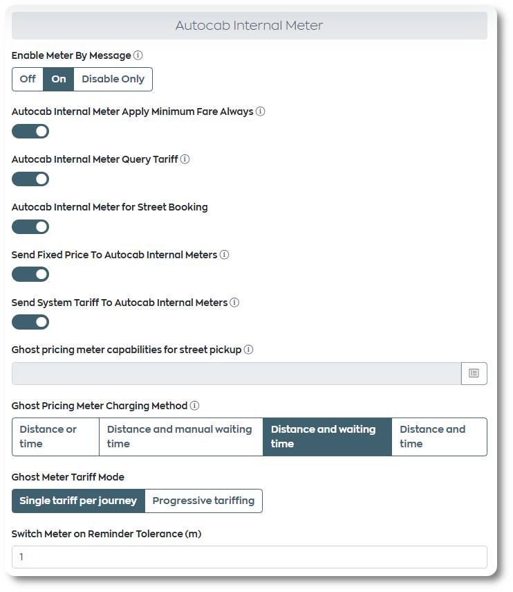 Overview of Pricing Screen - 365 Management – Autocab Help