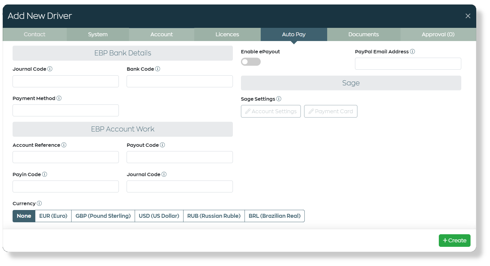 Overview of Drivers Screen - 365 Management – Autocab Help